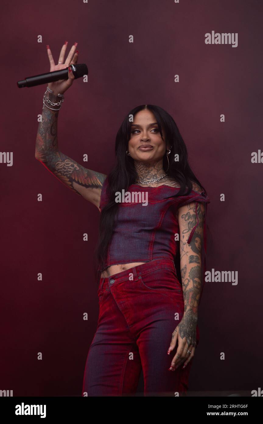 London, United Kingdom. 18th August 2023. Kehlani performs live on ...