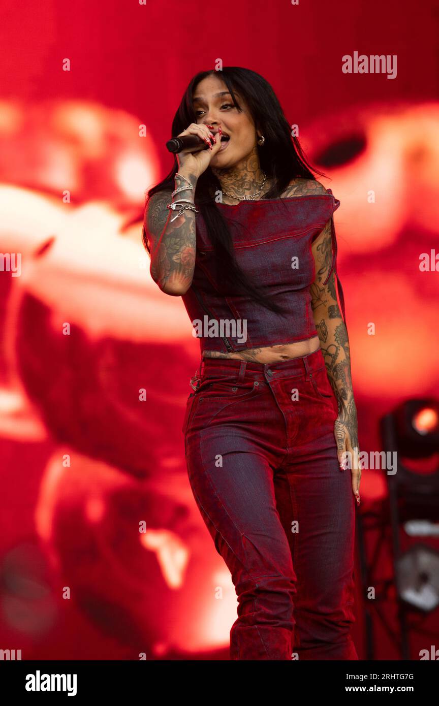 London, United Kingdom. 18th August 2023. Kehlani performs live on ...