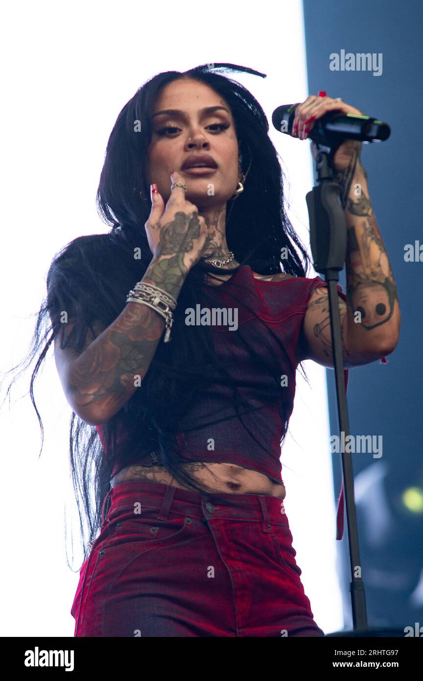 London, United Kingdom. 18th August 2023. Kehlani performs live on ...