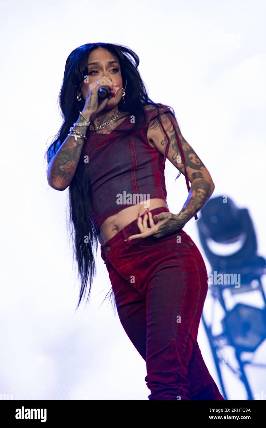 London, United Kingdom. 18th August 2023. Kehlani performs live on ...