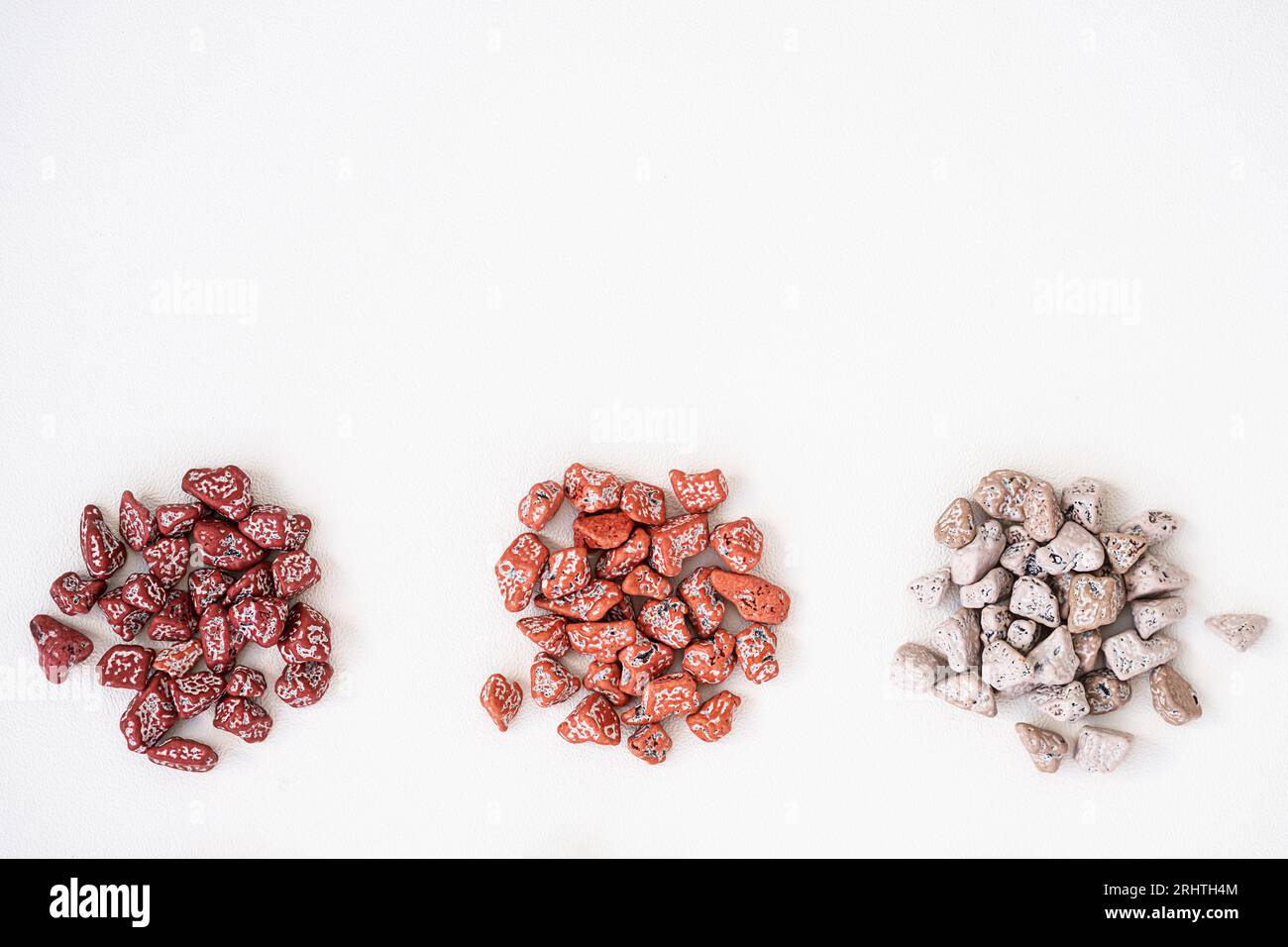 Chocolates pebble. Chocolate candies shaped rock Stock Photo - Alamy