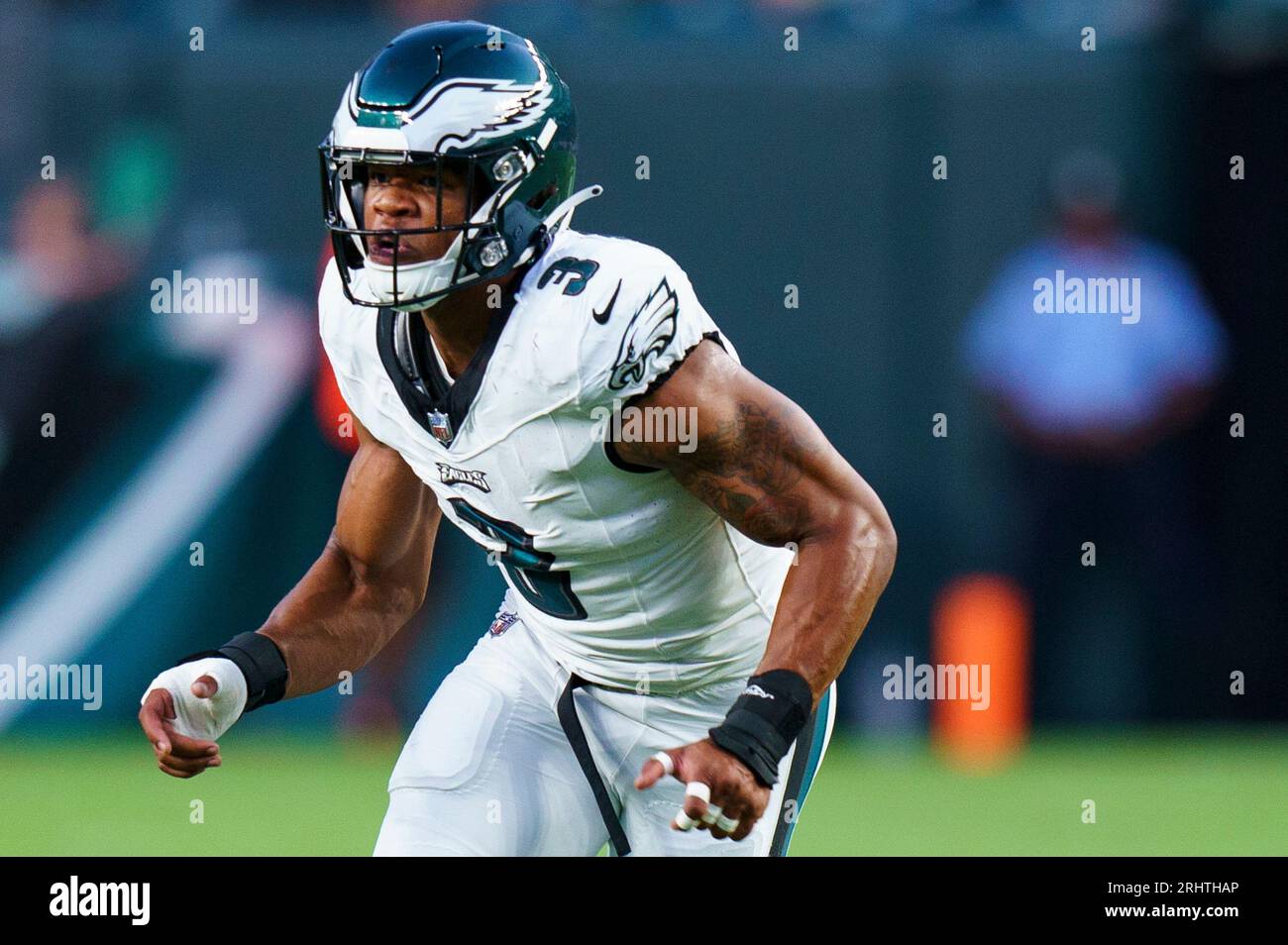 Philadelphia Eagles linebacker Nolan Smith (3) in action during the NFL ...