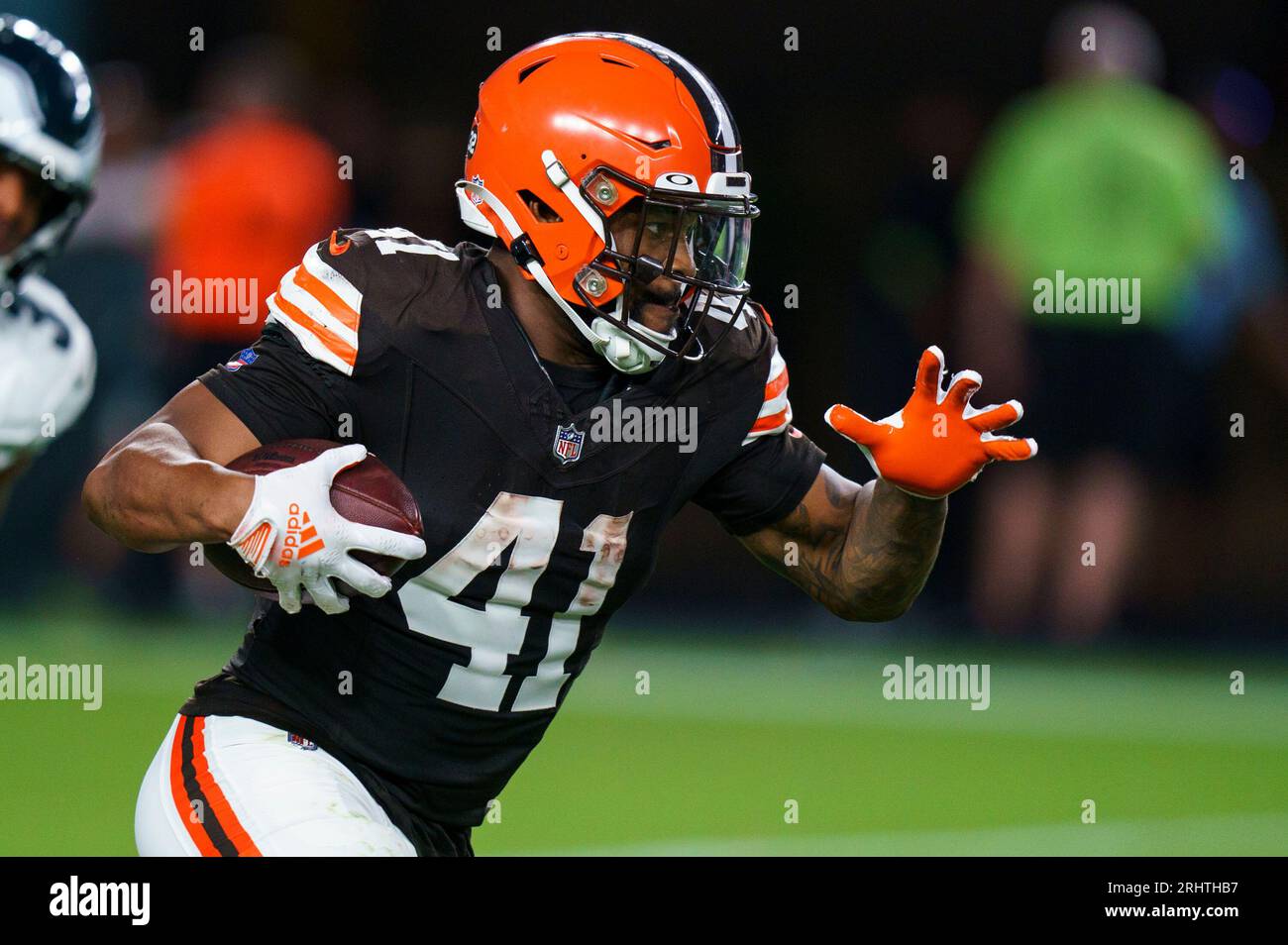 Cleveland Browns running back John Kelly Jr. (41) in action during the ...