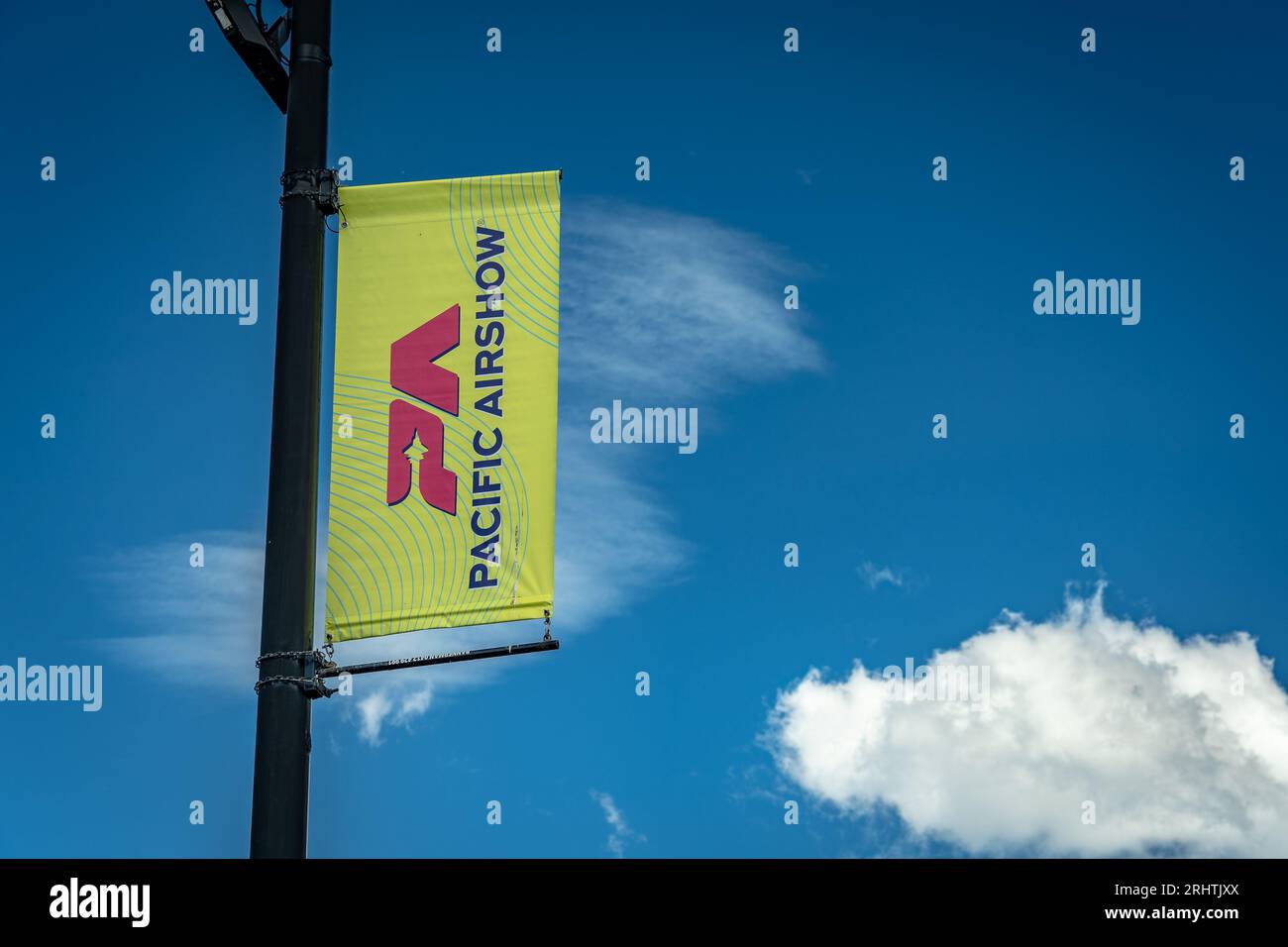 Gold Coast, Australia - Aug 18, 2023: Pacific Airshow sign Stock Photo ...