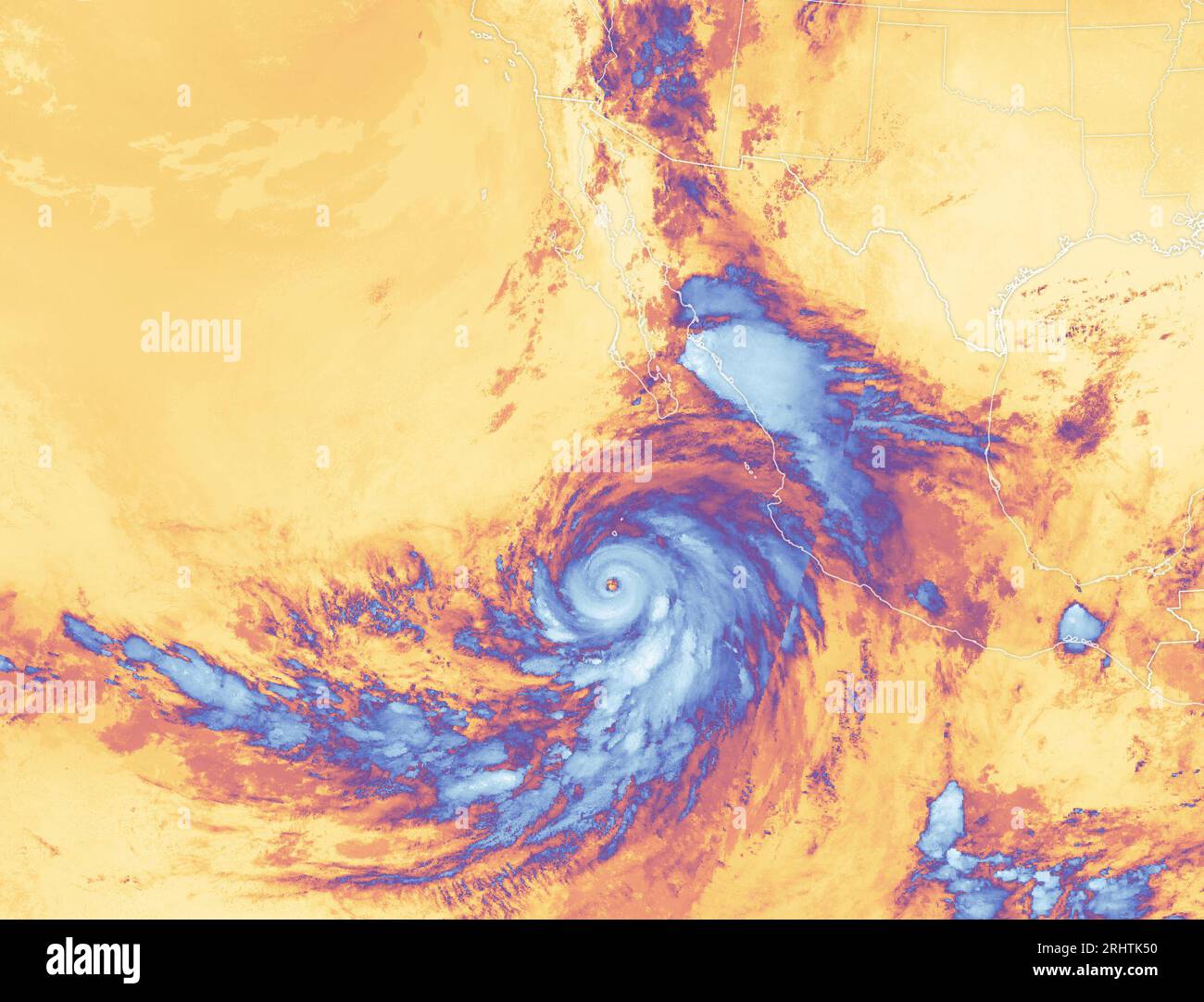 Eye of hurricane from below hi-res stock photography and images - Alamy