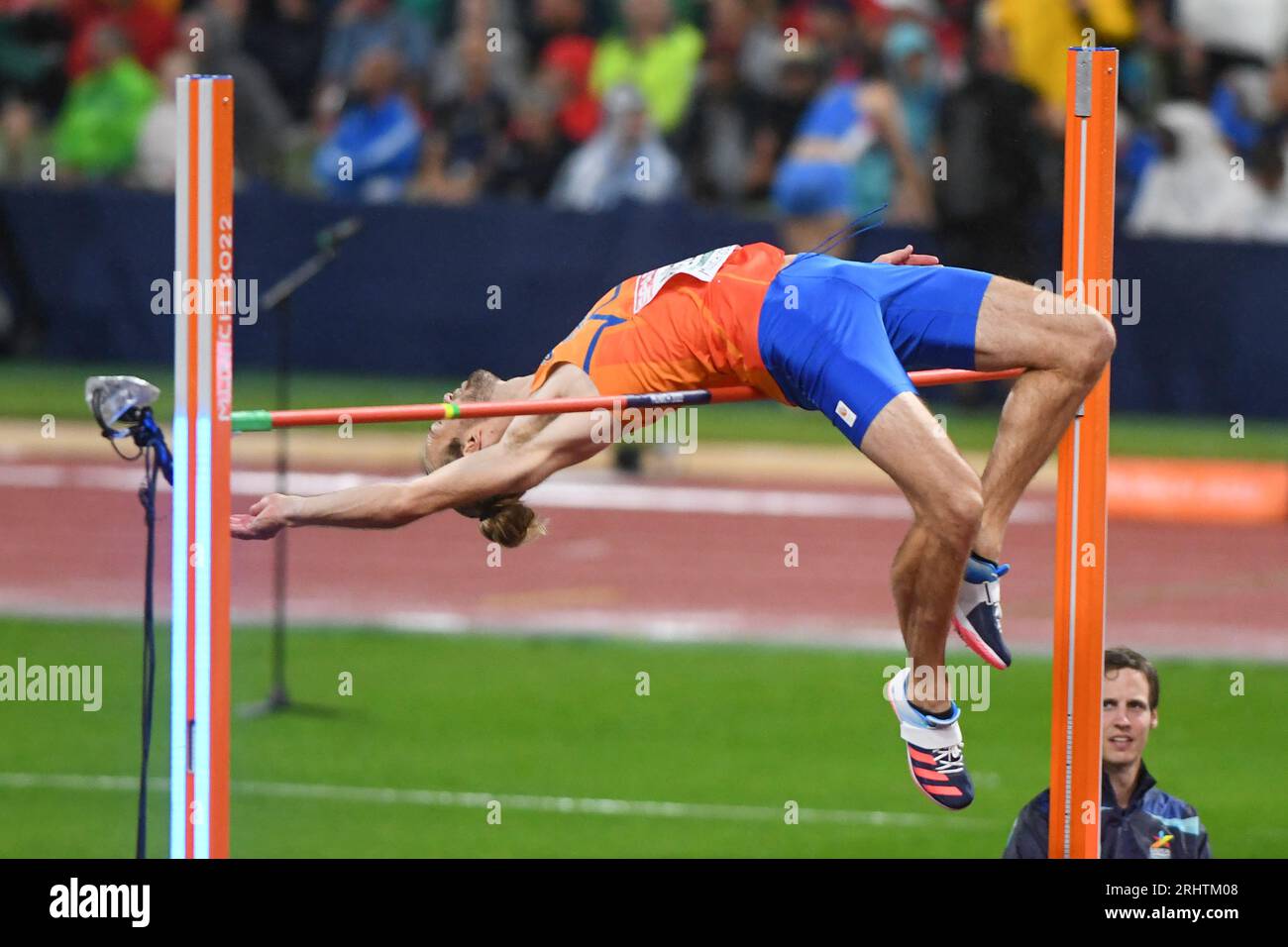 Douwe Amels (Netherlands), High Jump. European Championships Munich ...