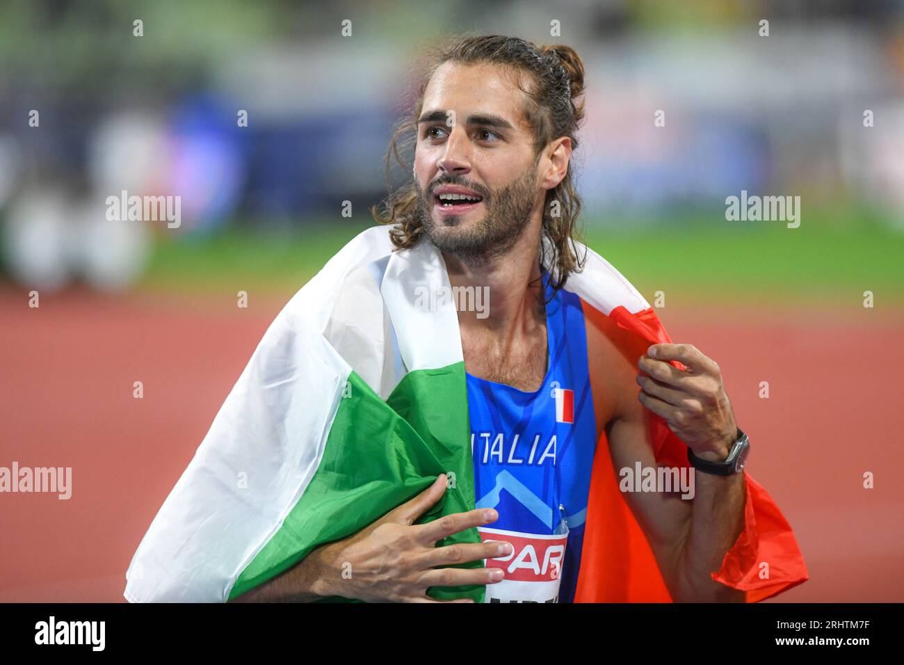 Gianmarco Tamberi (Italy). High Jump Gold Medal. European Championships ...