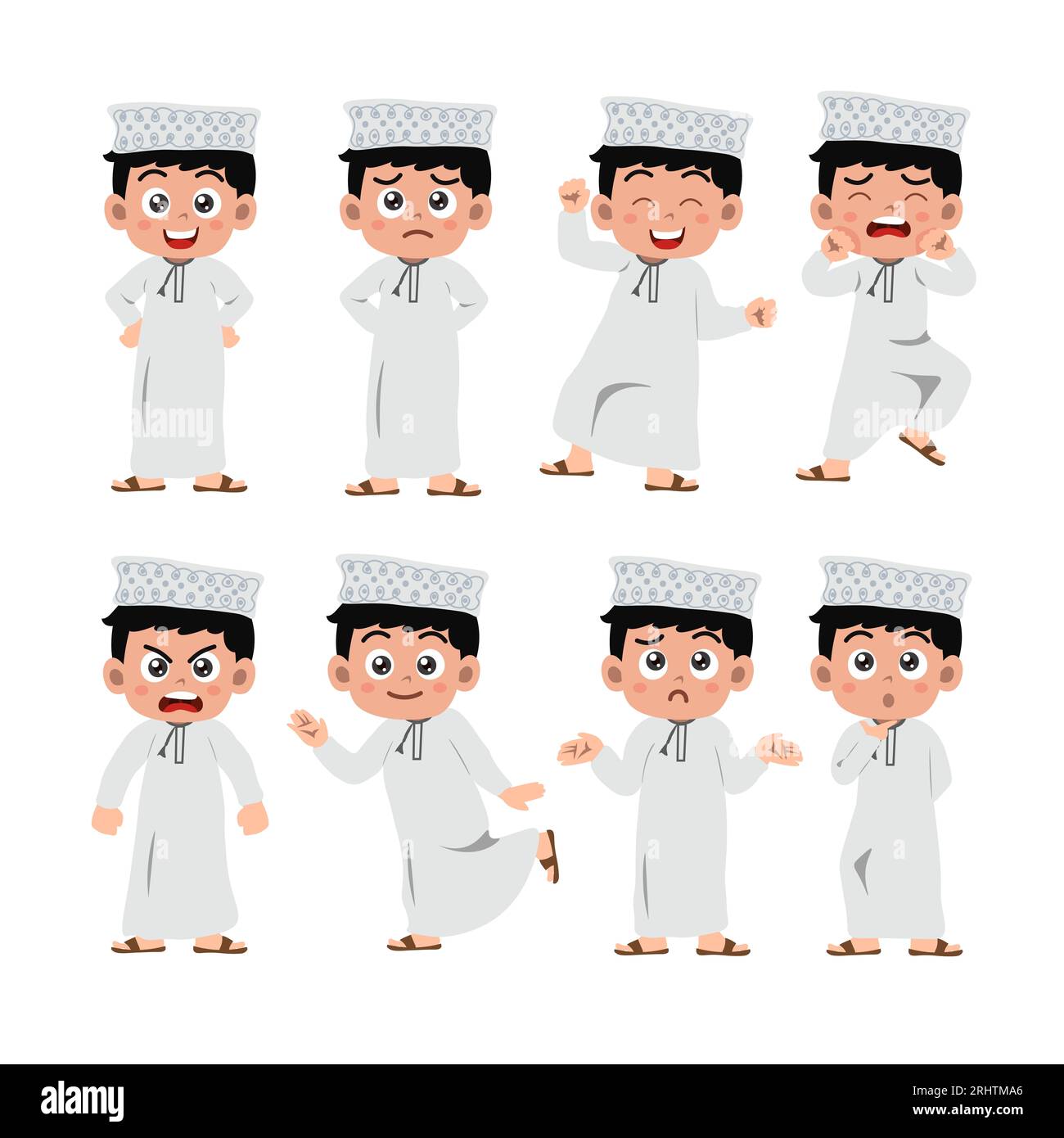 Omani business and education people Illustration Stock Photo - Alamy
