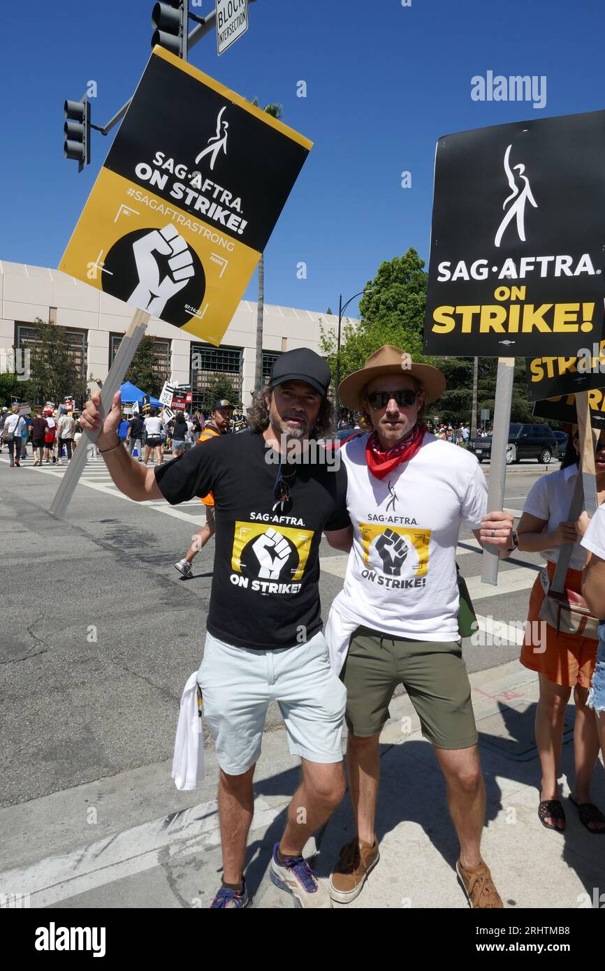 Burbank, California, USA 18th August 2023 Actor Danny Pino and Actor ...