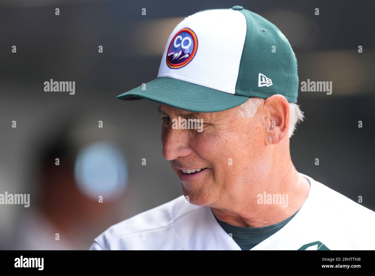 Colorado Rockies manager Bud Black (10) before a baseball game ...