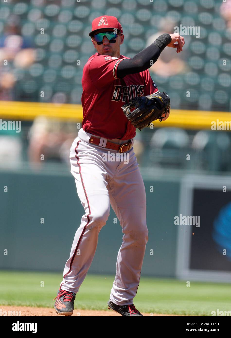 Arizona Diamondbacks shortstop Nick Ahmed (13) in the second inning of ...