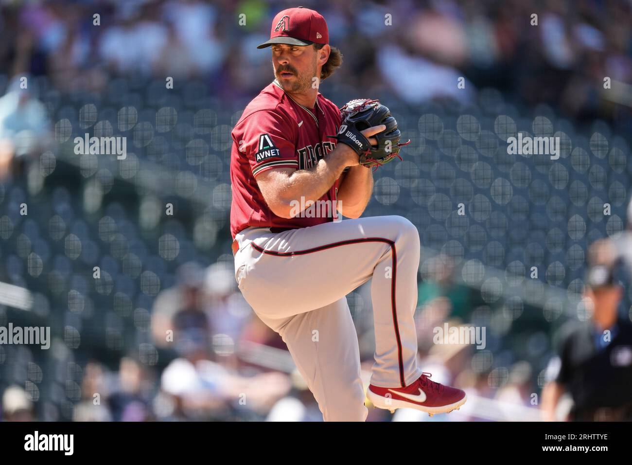 Arizona Diamondbacks relief pitcher Tyler Gilbert (49) in the fifth ...