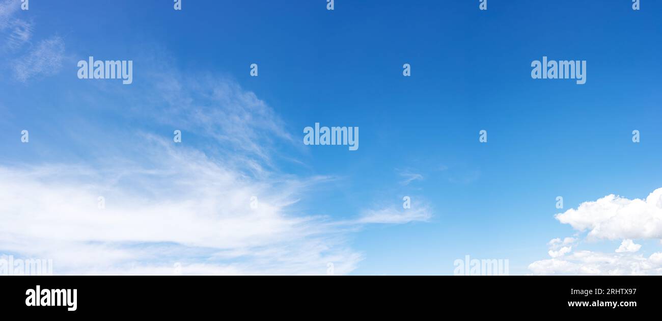 Summer blue sky cloud gradient light white background. Beauty clear ...