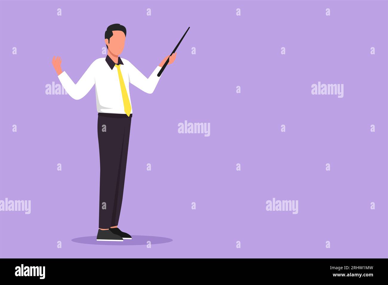 Wooden pointer stick hi-res stock photography and images - Alamy