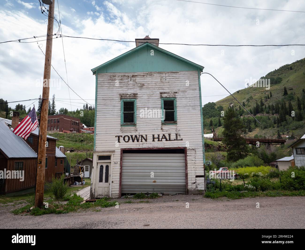 The Town Hall of Red Cliff, Colorado on July 29, 2023. Photo by Francis ...