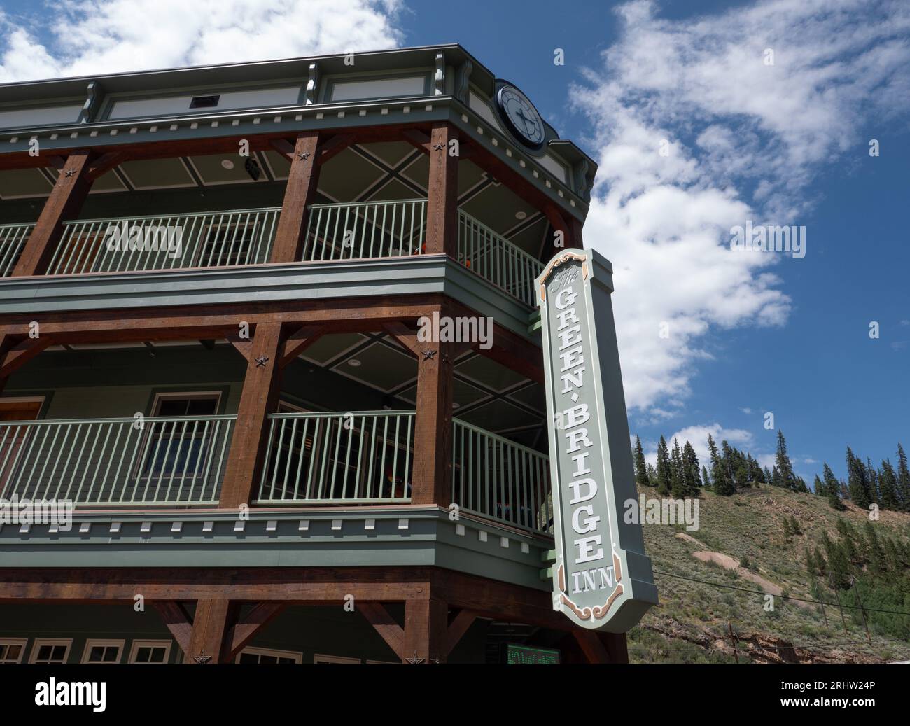 The Green Bridge Inn of Red Cliff, Colorado on July 29, 2023. Photo by ...