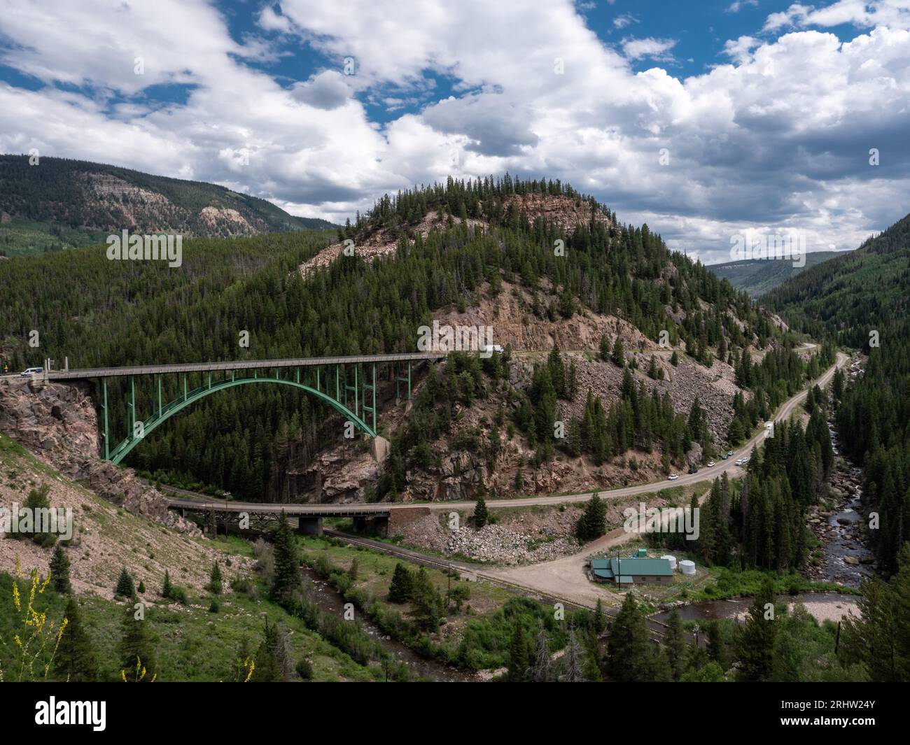 The bridge of Red Cliff, Colorado on July 29, 2023. Photo by Francis ...