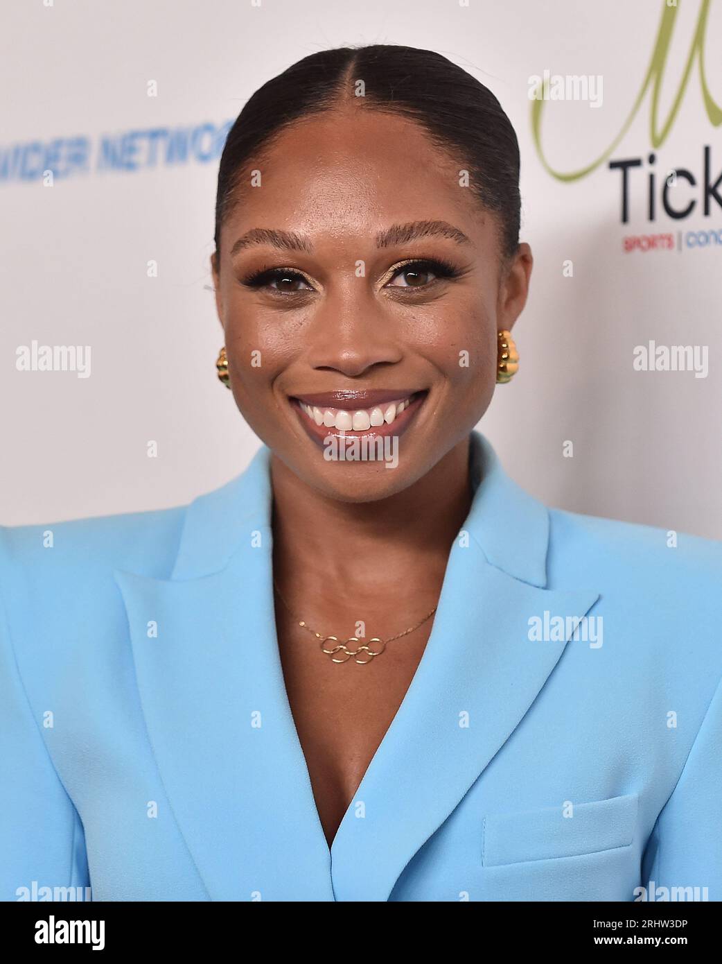 Beverly Hills, USA. 18th Aug, 2023. Allyson Felix arriving to the 23rd ...