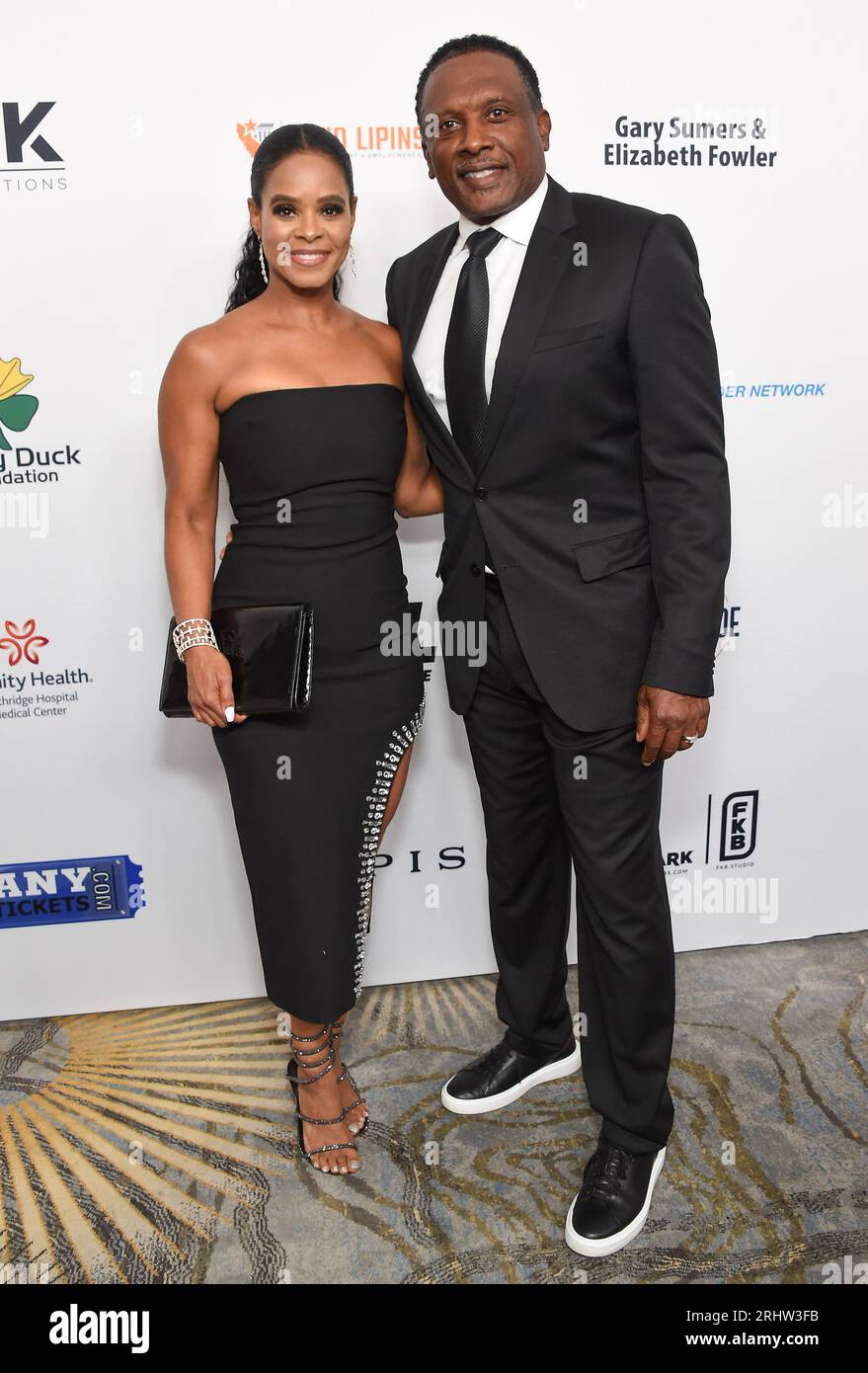 Beverly Hills, USA. 18th Aug, 2023. Sherice Weaver and Tim Brown ...