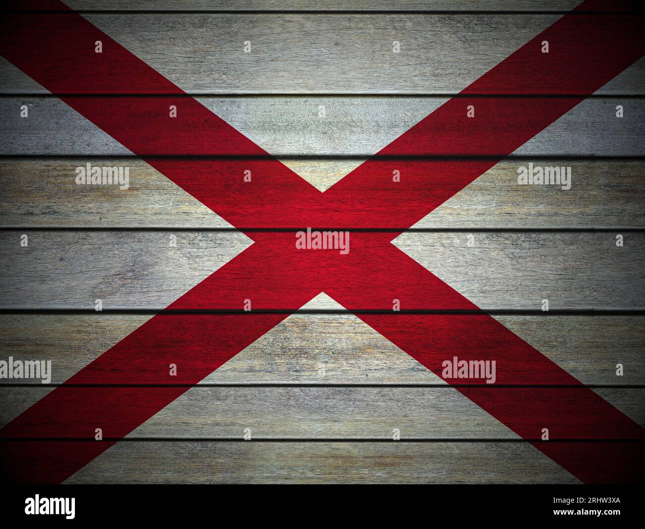 Wooden Alabama flag background. 3d illustration Stock Photo - Alamy