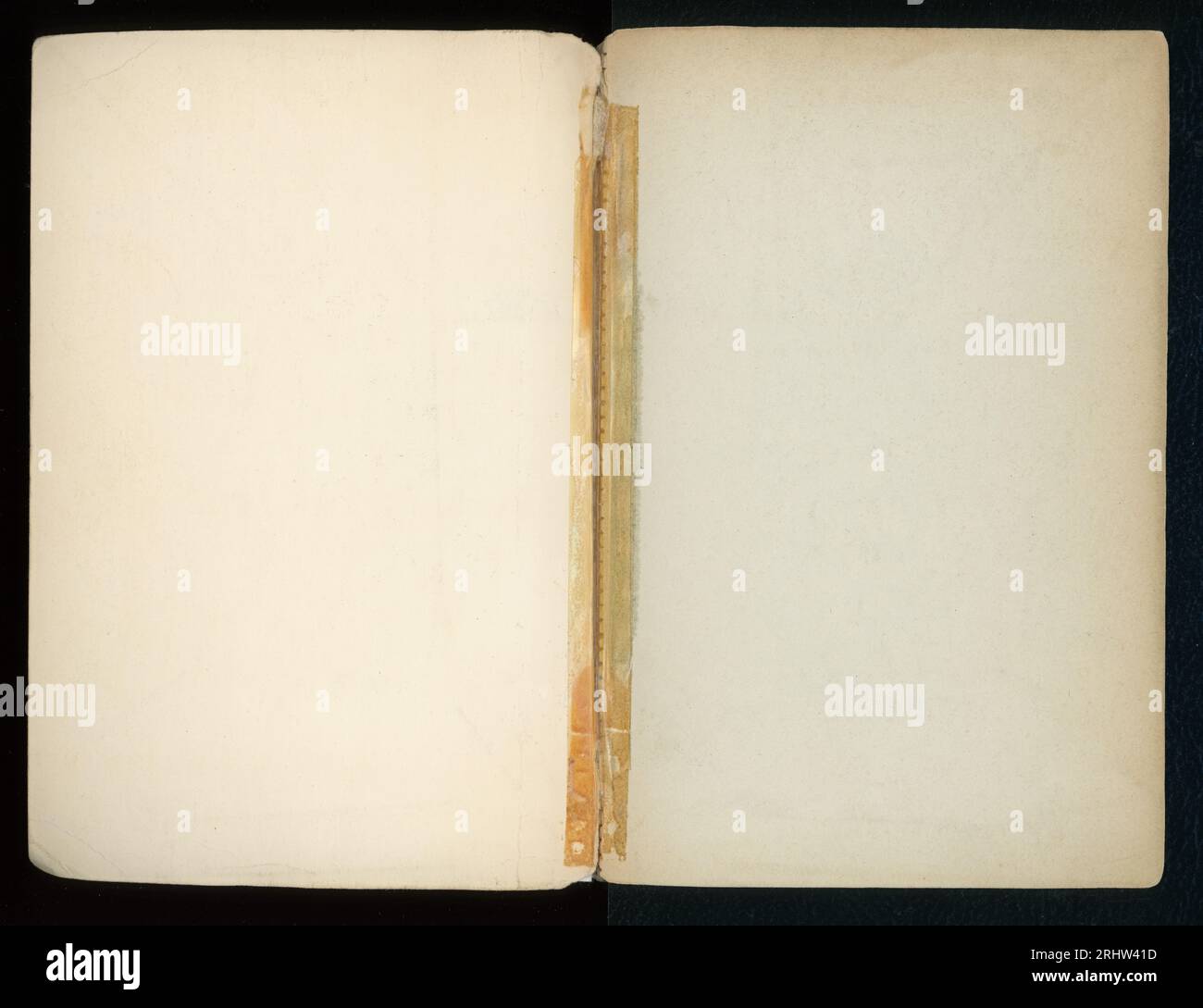 double page blank book useful as a background Stock Photo - Alamy