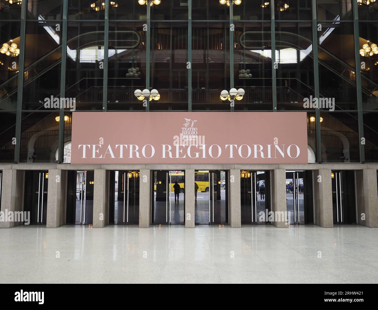TURIN, ITALY - CIRCA APRIL 2023: Teatro Regio translation Royal Theatre ...