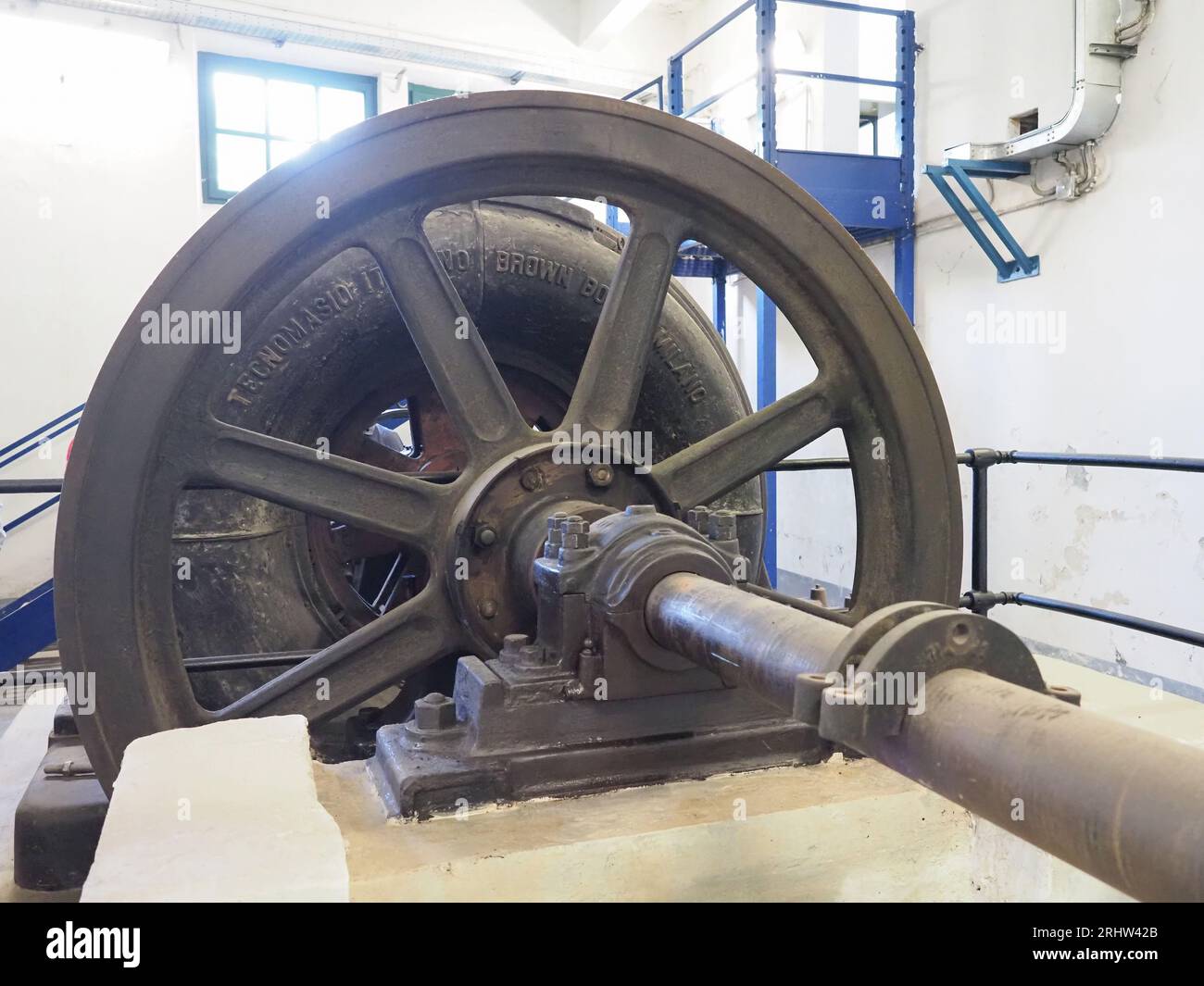 Ancient water turbine hi-res stock photography and images - Alamy