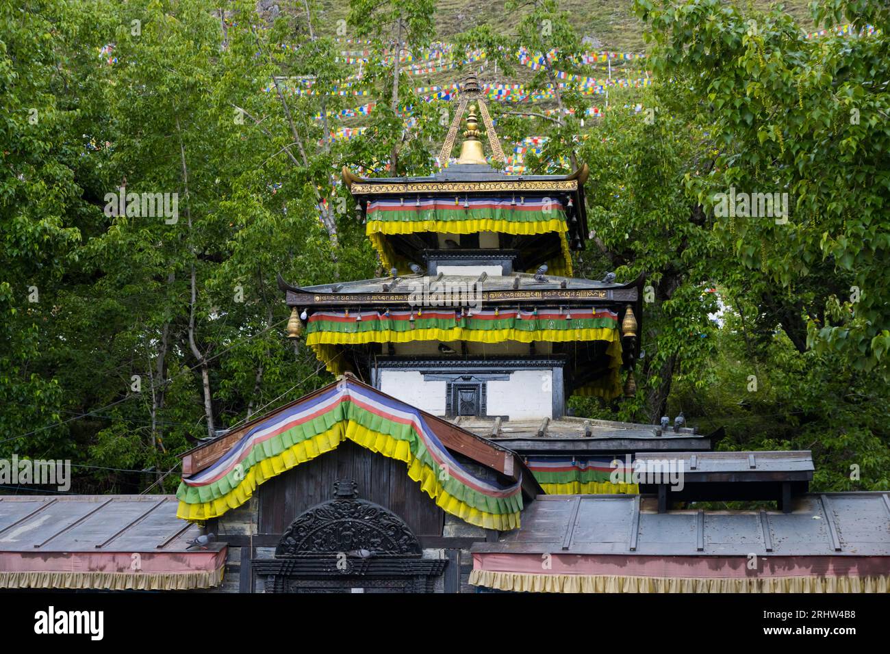 The Famous Holy Temple Of Muktinath in Upper Mustang of Nepal during ...