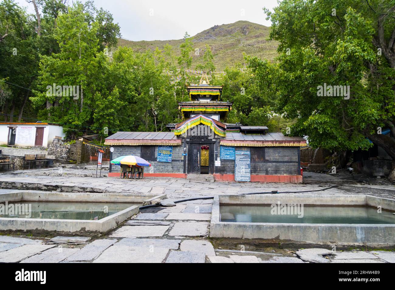 The Famous Holy Temple Of Muktinath in Upper Mustang of Nepal during ...