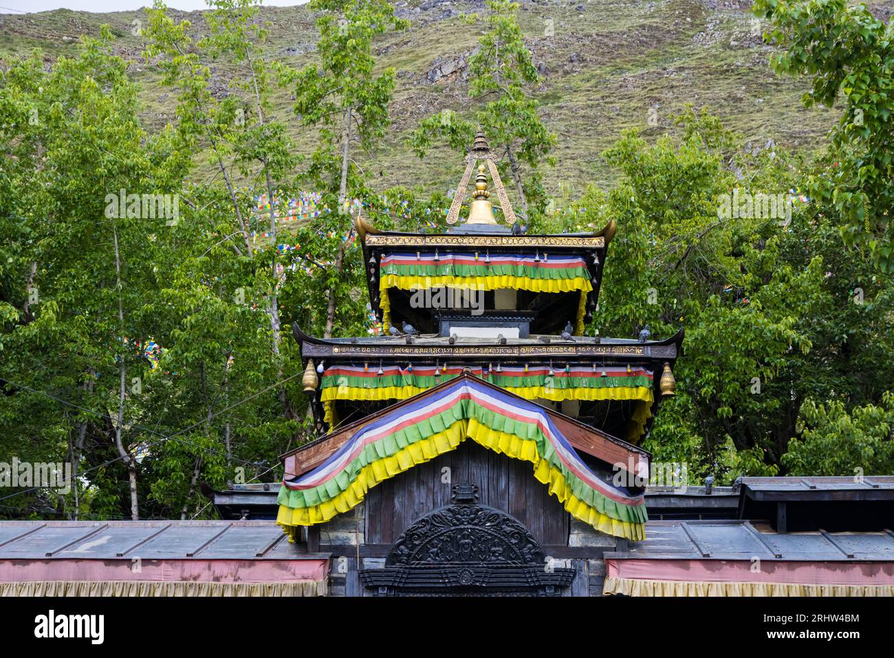 The Famous Holy Temple Of Muktinath in Upper Mustang of Nepal during ...