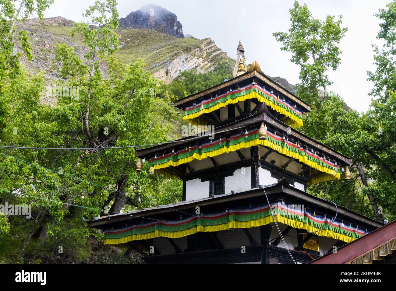The Famous Holy Temple Of Muktinath in Upper Mustang of Nepal during ...