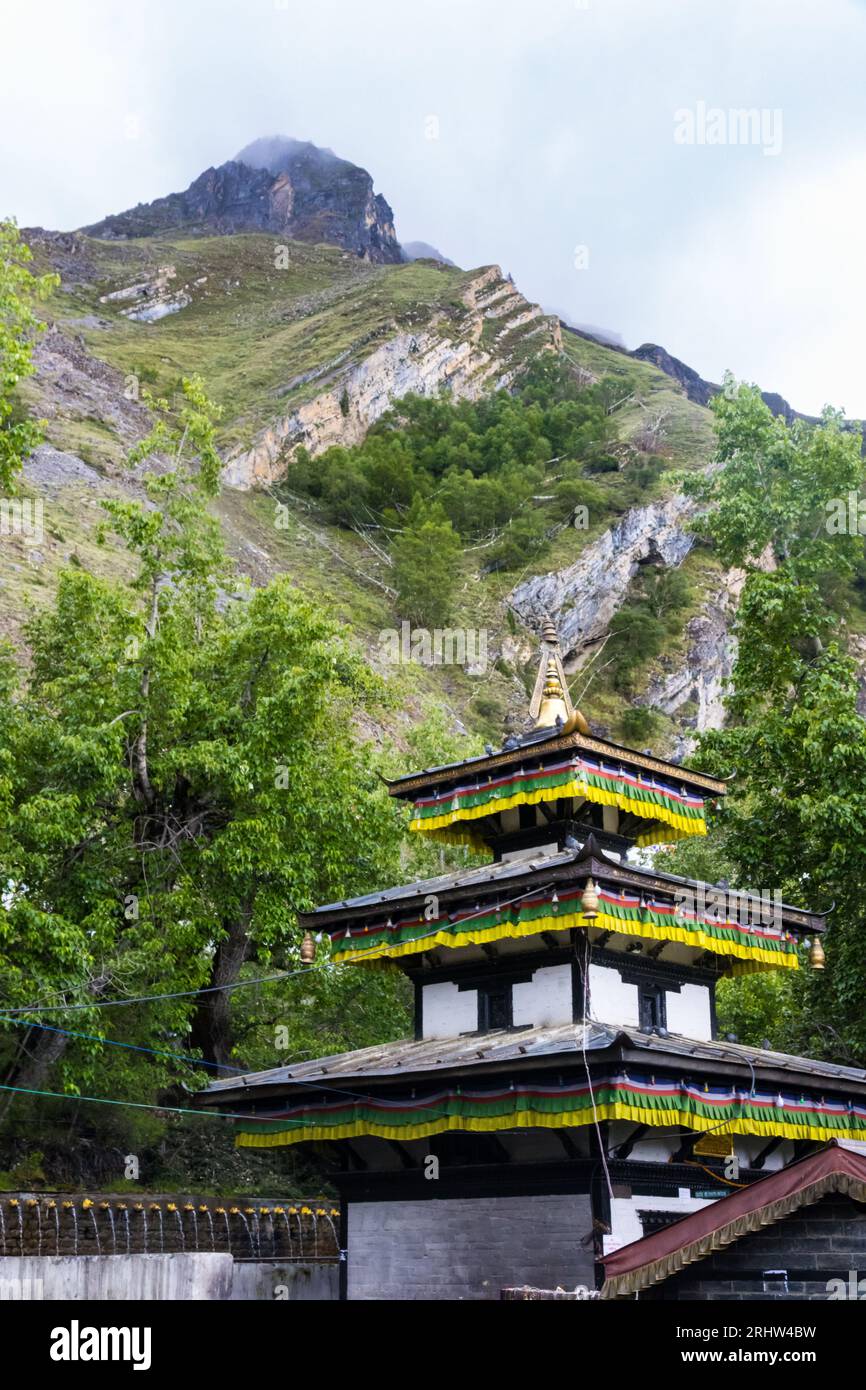 The Famous Holy Temple Of Muktinath in Upper Mustang of Nepal during ...