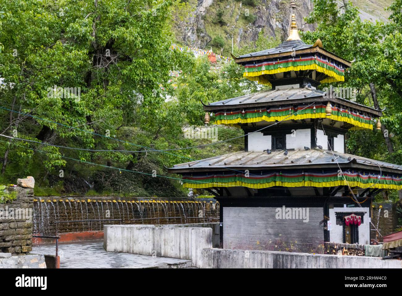 The Famous Holy Temple Of Muktinath in Upper Mustang of Nepal during ...