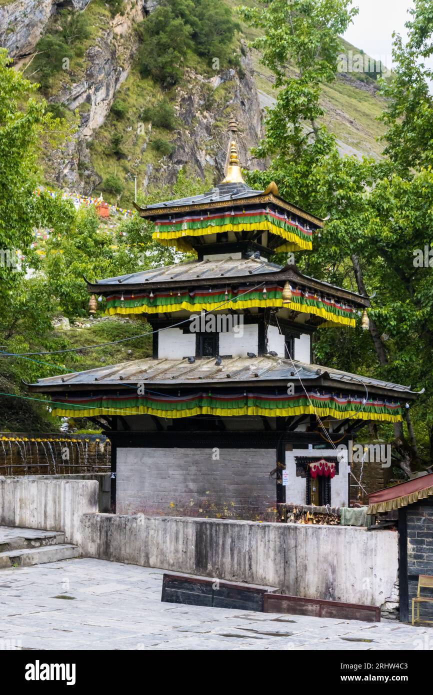 The Famous Holy Temple Of Muktinath in Upper Mustang of Nepal during ...
