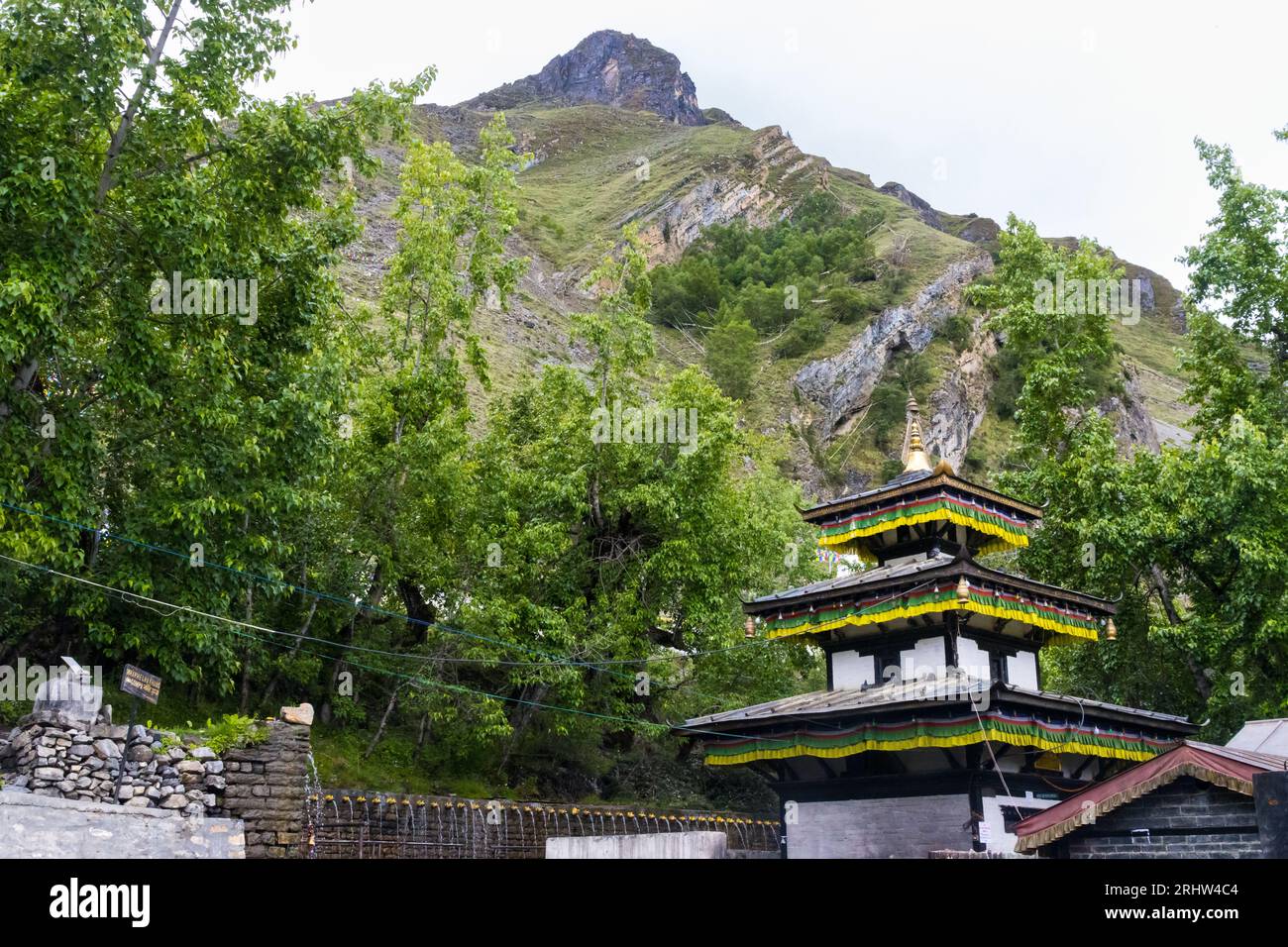The Famous Holy Temple Of Muktinath in Upper Mustang of Nepal during ...