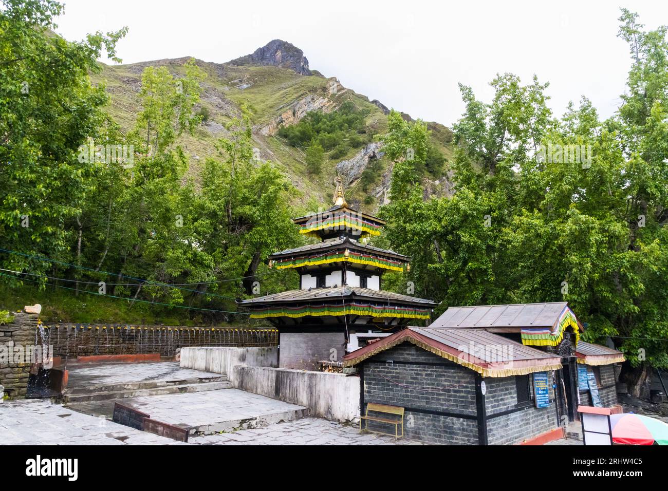 The Famous Holy Temple Of Muktinath in Upper Mustang of Nepal during ...