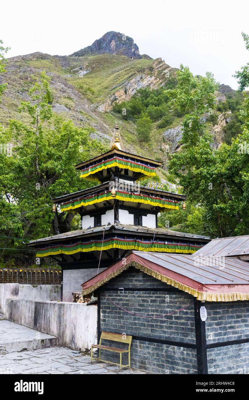 The Famous Holy Temple Of Muktinath in Upper Mustang of Nepal during ...