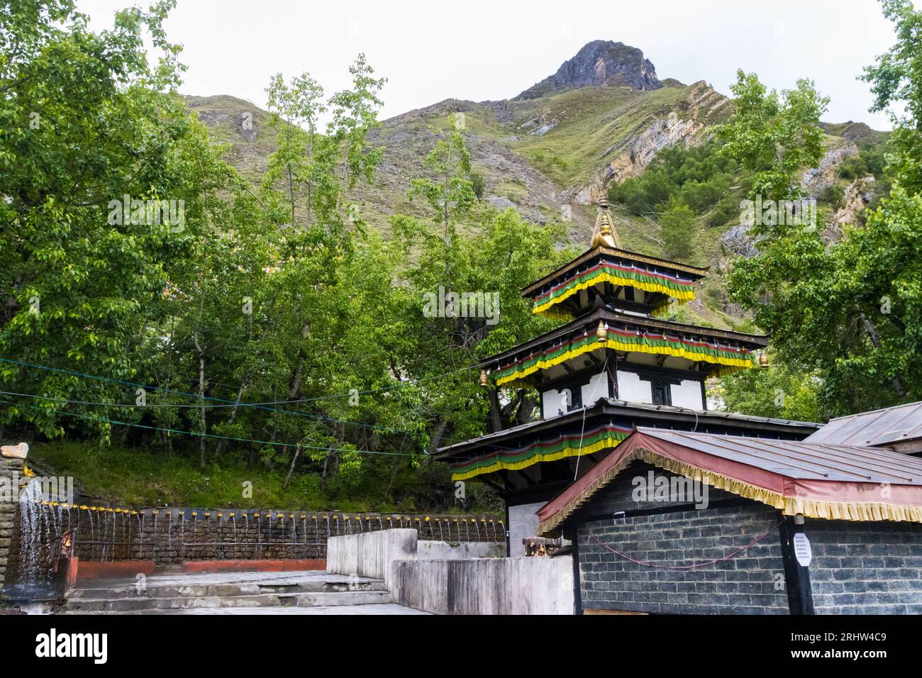 The Famous Holy Temple Of Muktinath in Upper Mustang of Nepal during ...