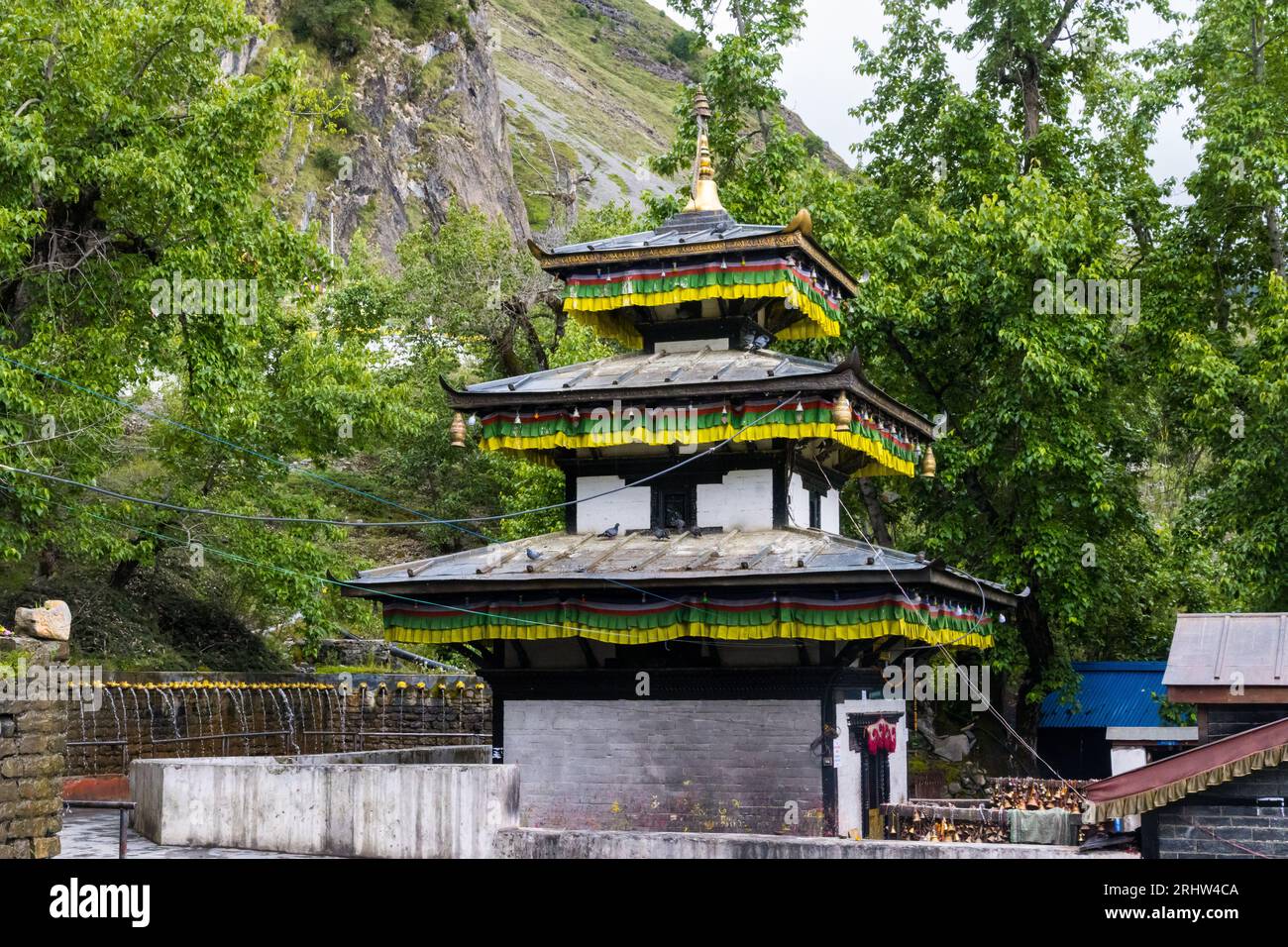 The Famous Holy Temple Of Muktinath in Upper Mustang of Nepal during ...