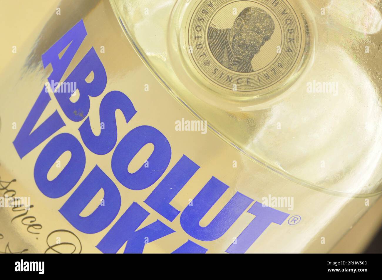 Absolute vodka bottle hi-res stock photography and images - Alamy