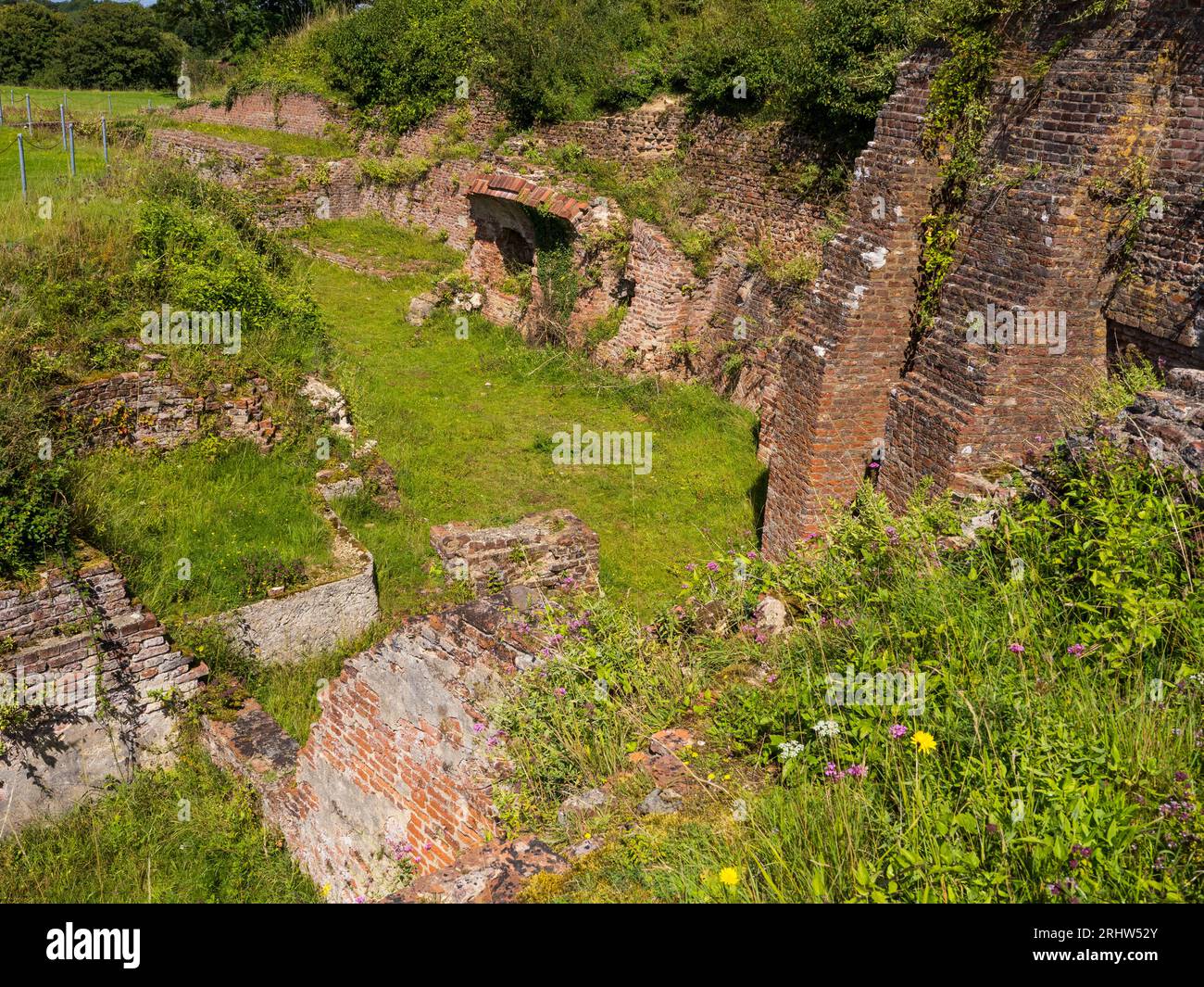 The Ruins of Basing House, Destroyed During the English Civil War, Old ...