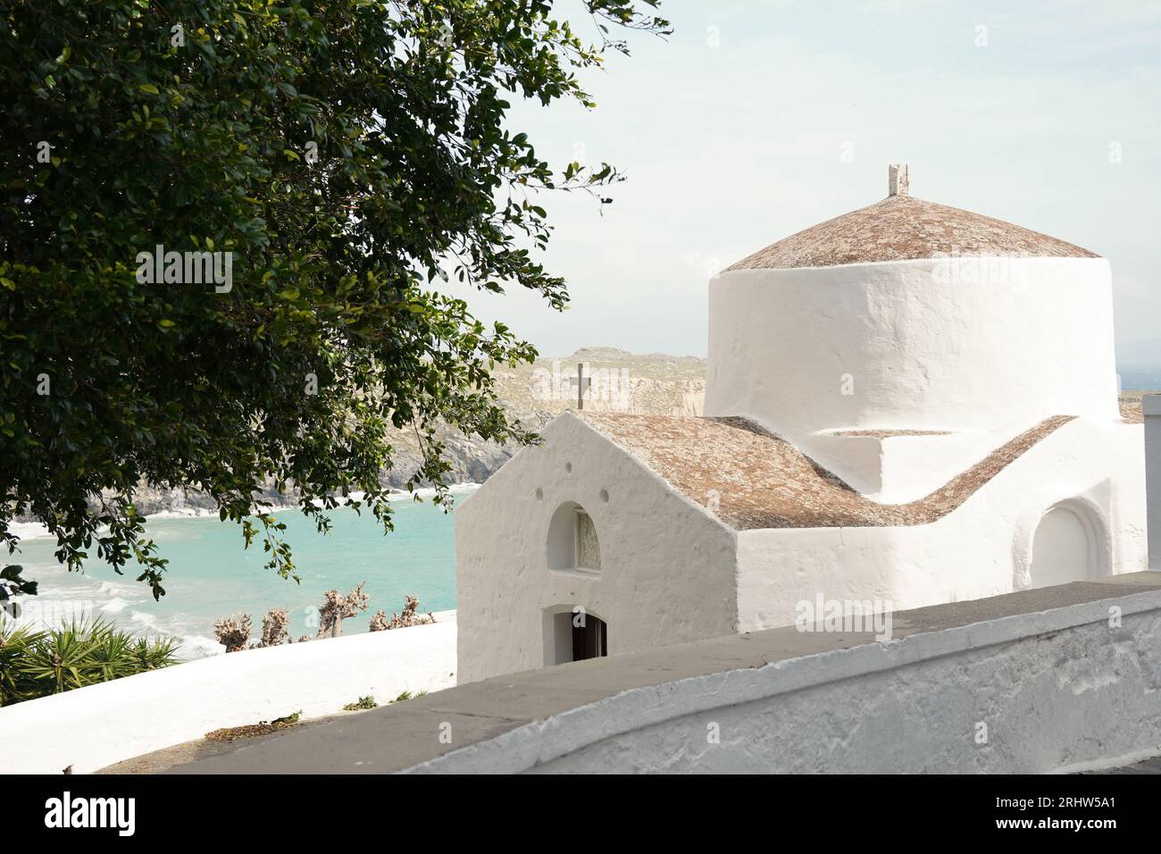 Chapel of Saint George Pahimahiotis, 14-th century, in Lindos, Rhodes ...