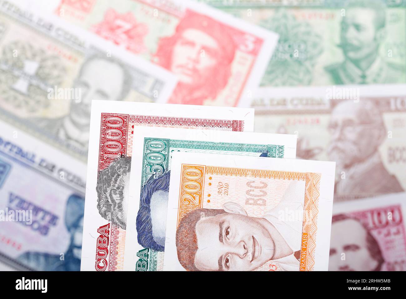 Cuban money - peso a business background Stock Photo - Alamy