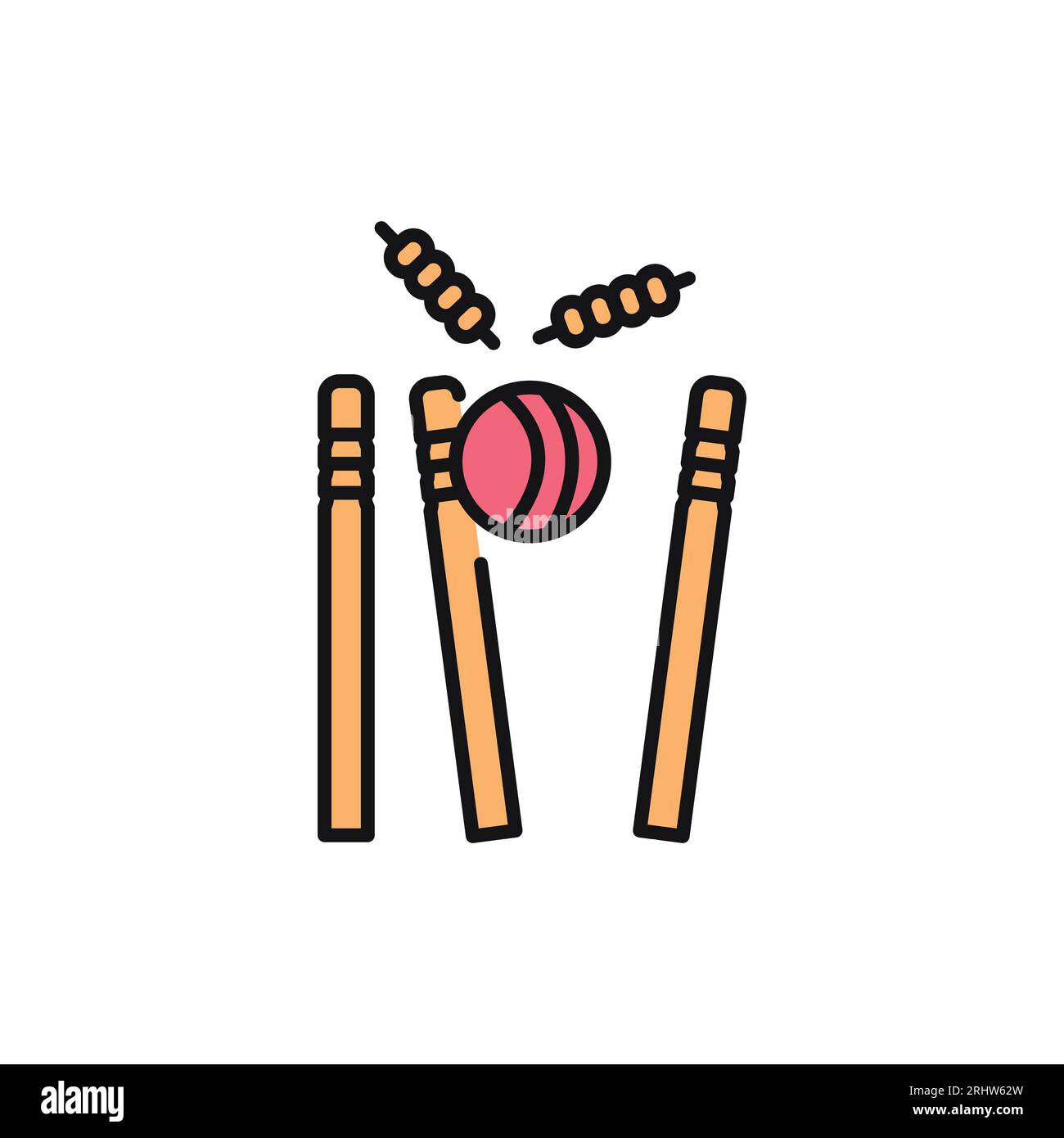 Cricket Wicket Clipart