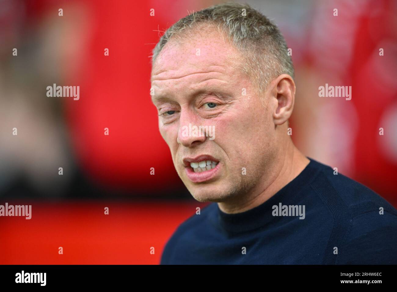 Steve Cooper, Nottingham Forest head coach during the Premier League match between Nottingham ...