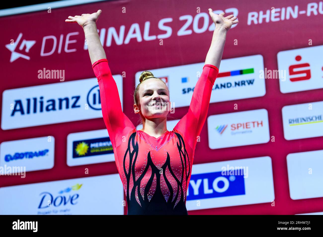 09 July 2023, North Rhine-Westphalia, Duesseldorf: Gymnastics ...