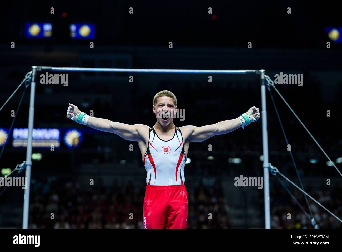09 July 2023, North Rhine-Westphalia, Duesseldorf: Gymnastics ...