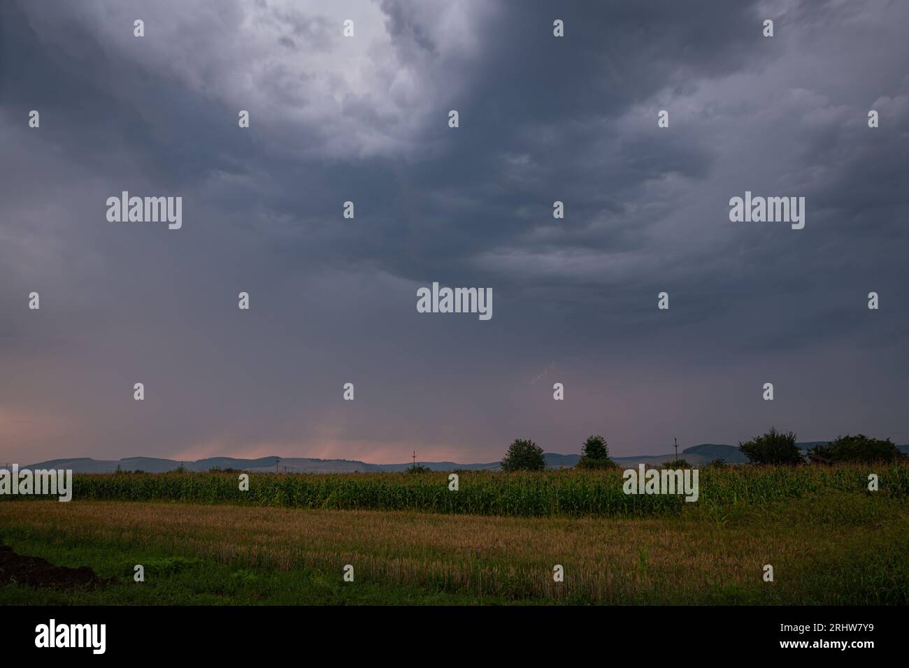 Countryside and storm clouds hi-res stock photography and images - Alamy