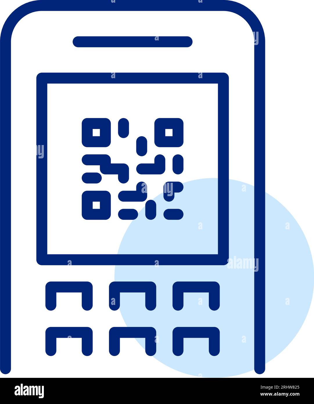 Qr code on a payment terminal. Contactless payment methods. Pixel ...