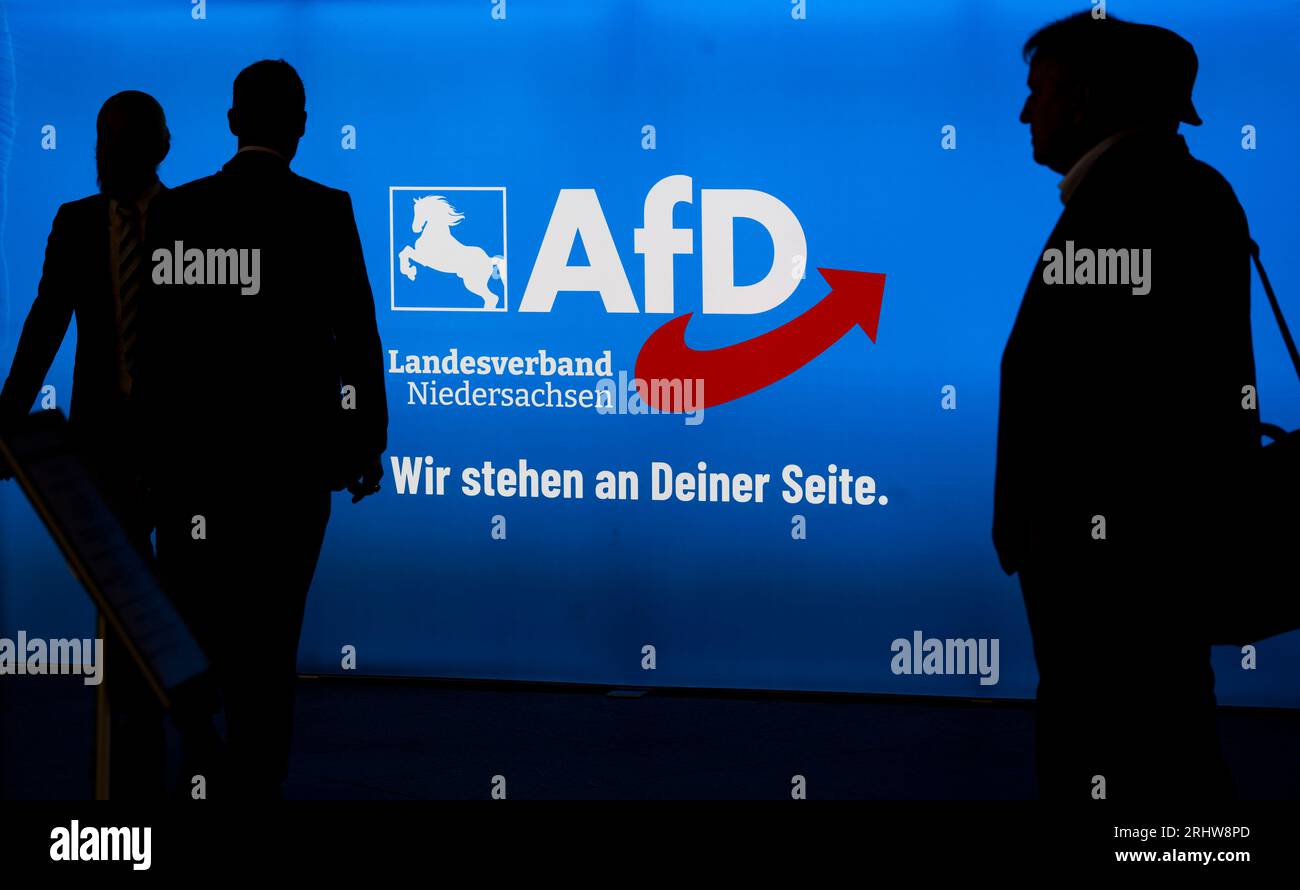 Celle, Germany. 19th Aug, 2023. Delegates and visitors arrive at the ...